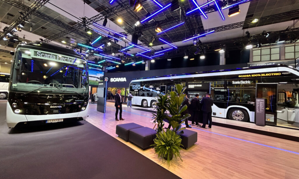 Scania launches high-floor battery-electric platform at Busworld 2025 ...